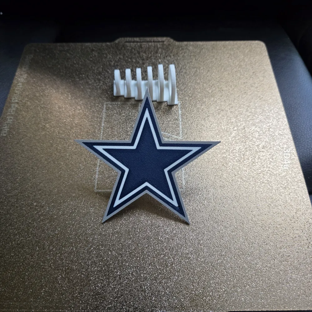 Dallas Cowboys Hype Ring - Free 3D Print Model - MakerWorld