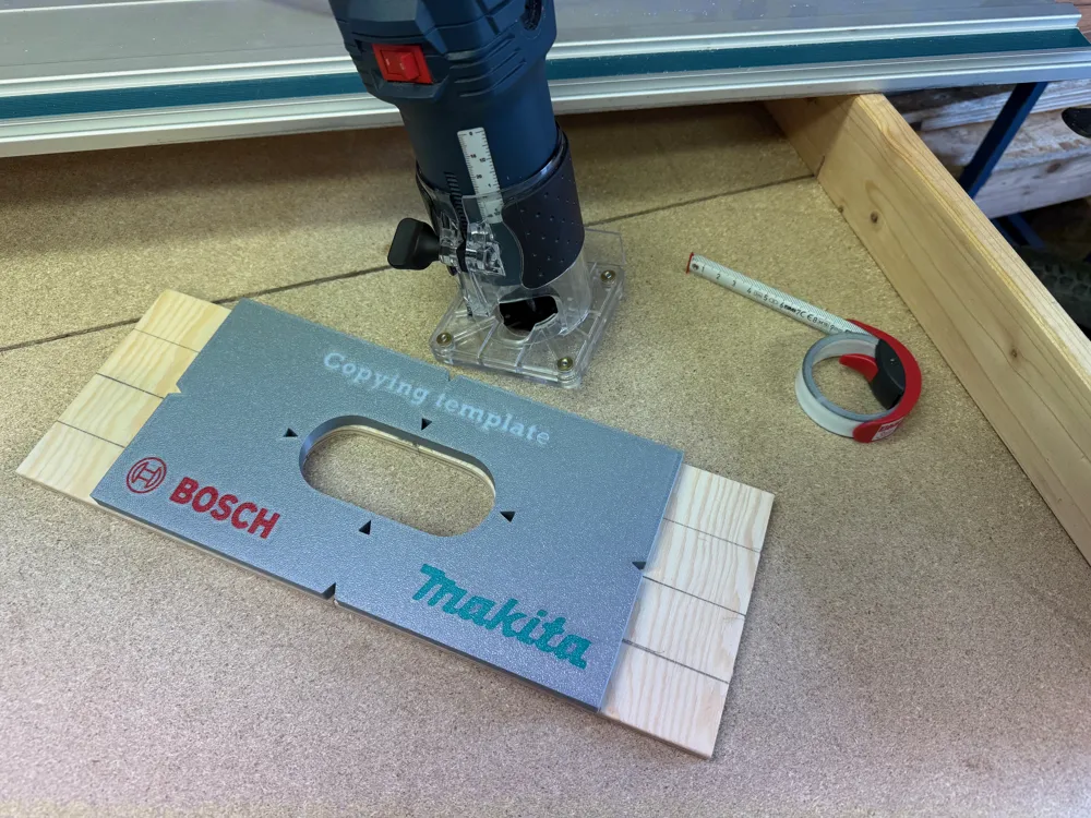 Copying Template for Router (Drawer Pull Groove) by Tabacek MakerWorld ...