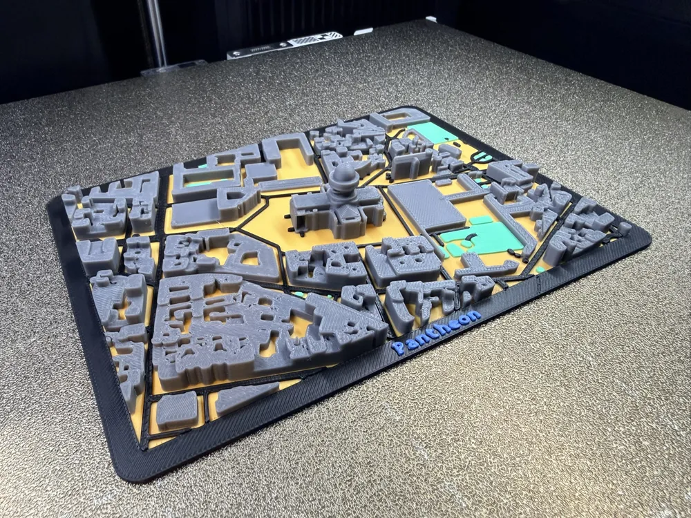 3D Map The Pantheon PARIS - Free 3D Print Model - MakerWorld