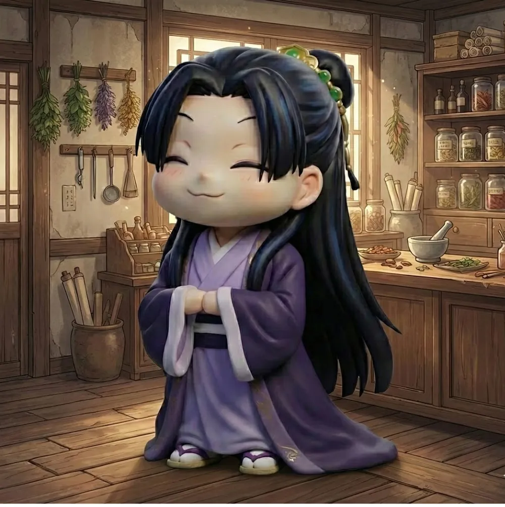 Jinshi Chibi: The Palace Protector - Free 3D Print Model - MakerWorld