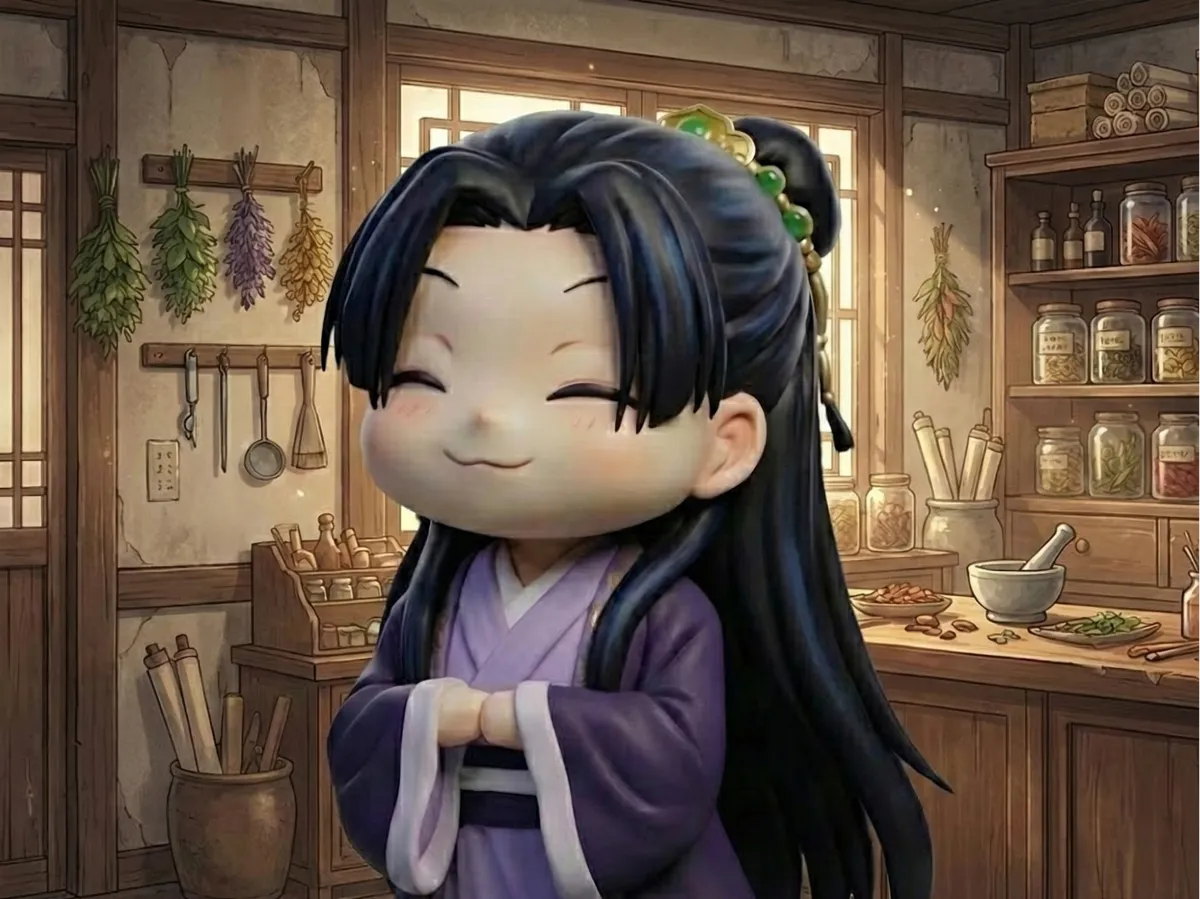 Jinshi Chibi: The Palace Protector - Free 3D Print Model - MakerWorld