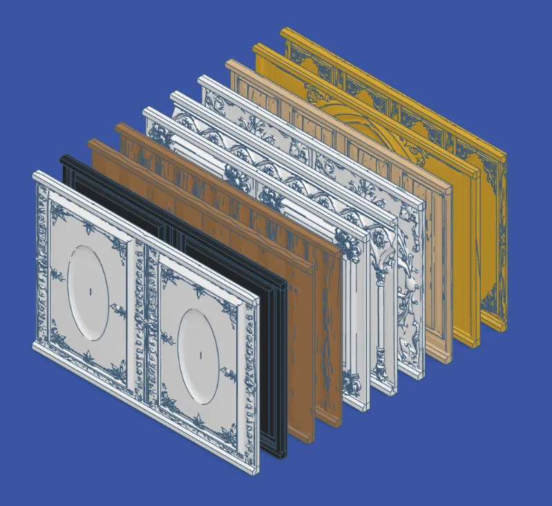 Casa de muñecas - Paneles de pared Paquete I - Modelo de impresión 3D ...