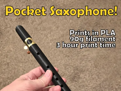 saxophone 3d print model download - MakerWorld