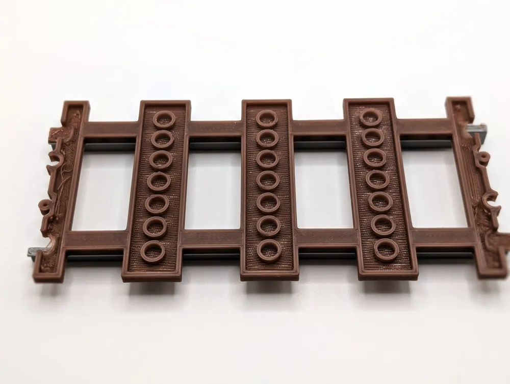 Tracks for Brick Trains Set 1 by Spin3D - MakerWorld