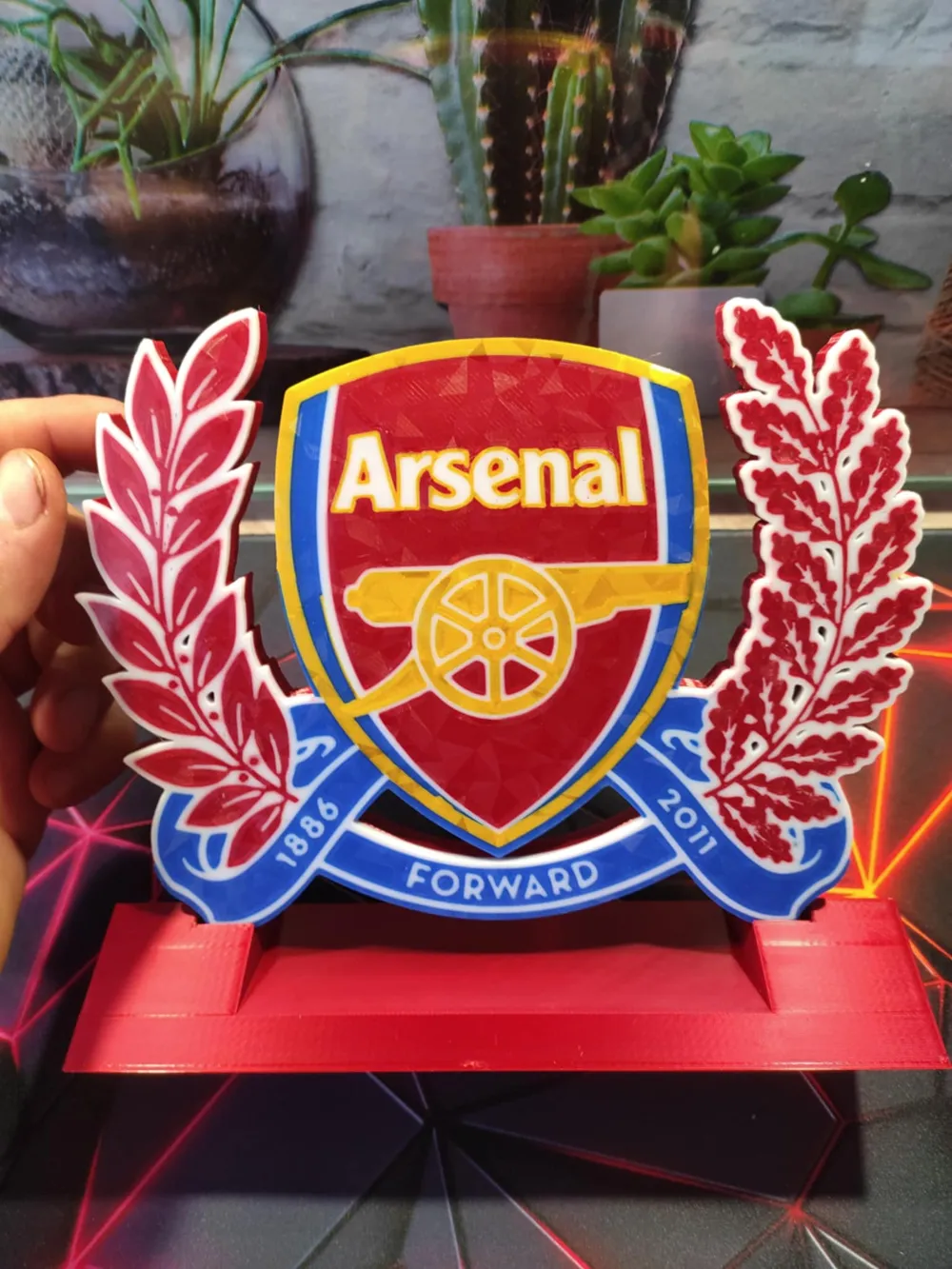 FC Arsenal Herb by VENOM_EXTASY_3D MakerWorld: Download Free 3D Models