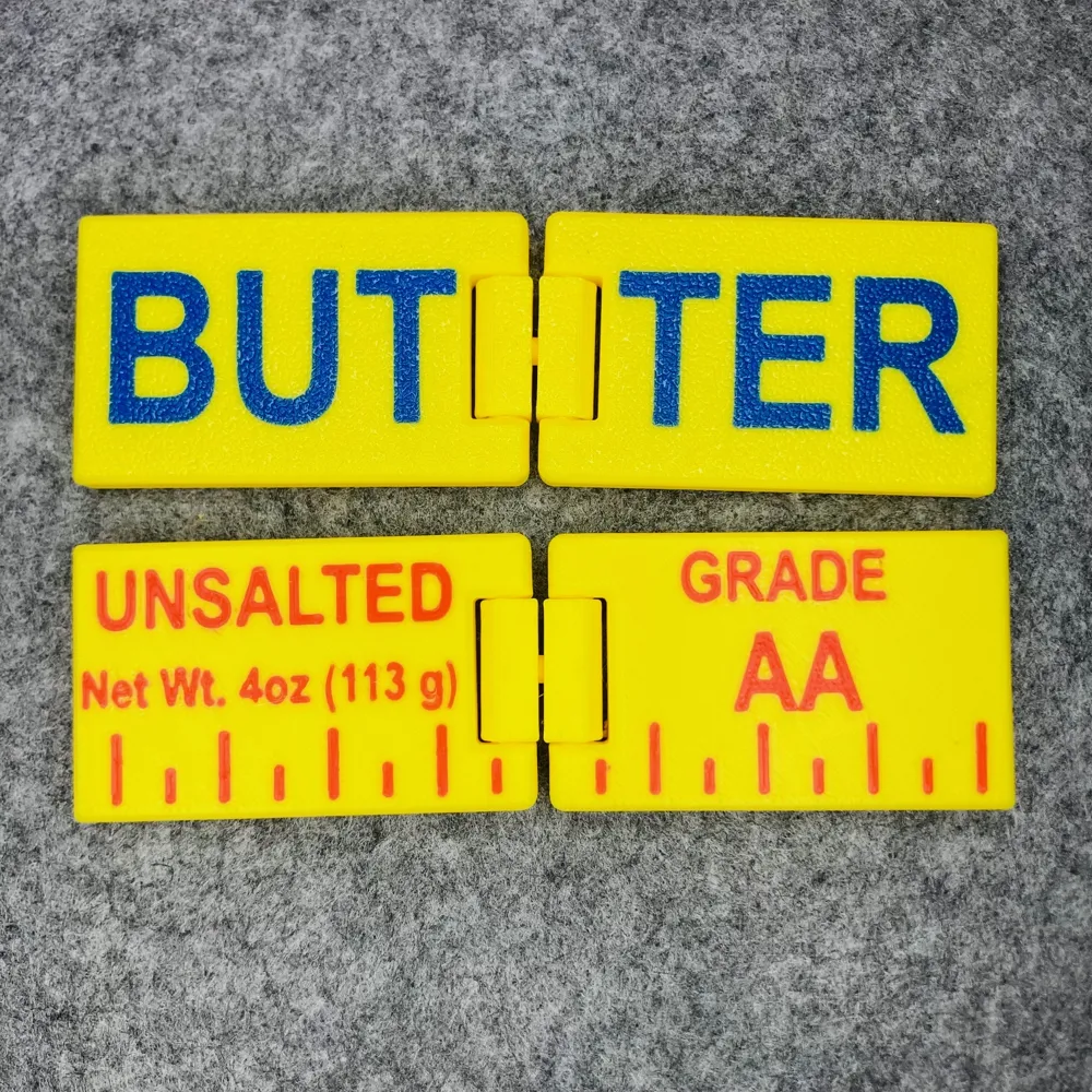 Stick of Butter Slider + Flip Fidget