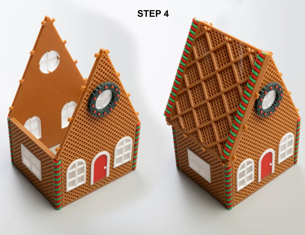 Gingerbread House | Christmas Decor - Free 3D Print Model - MakerWorld