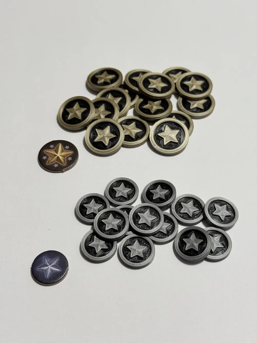 Nucleum Board Game Achievement Tokens - Star Coins by Oksamot - MakerWorld