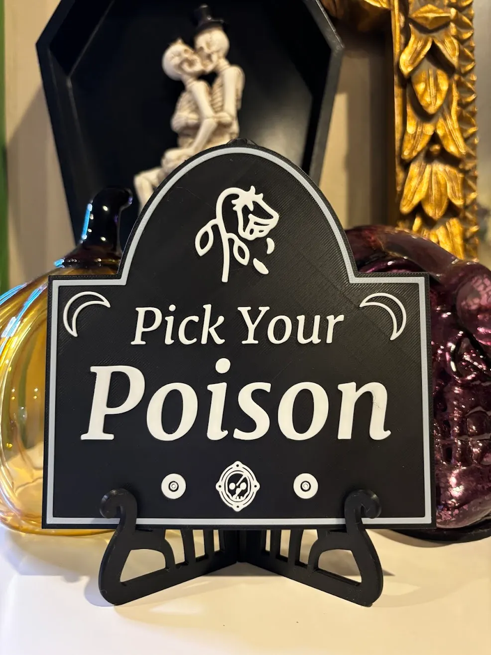 Pick Your Poison Drink Sign by Pink Prints - MakerWorld