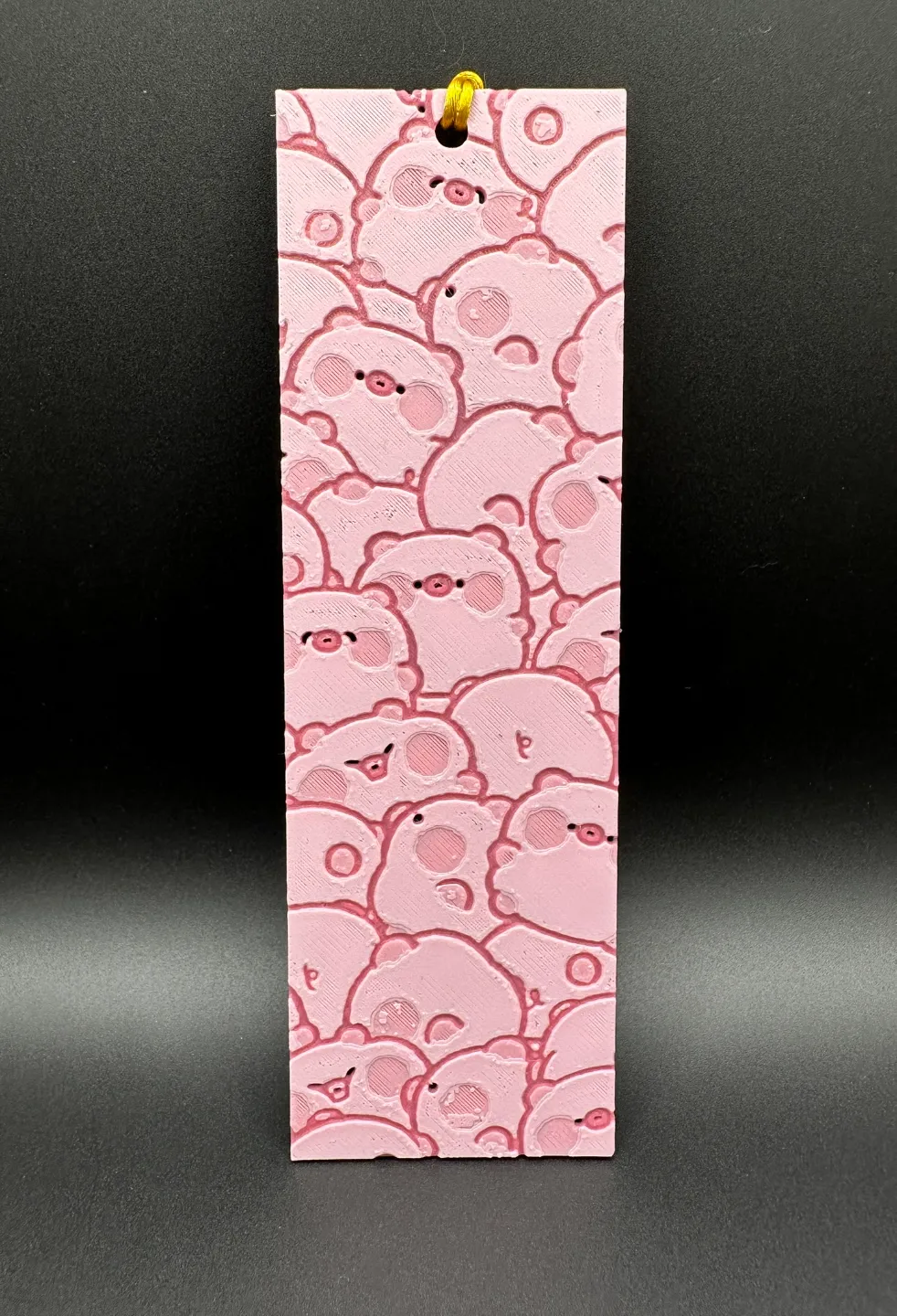 Bunch of Cute Pigs Bookmark - HueForge - Free 3D Print Model - MakerWorld