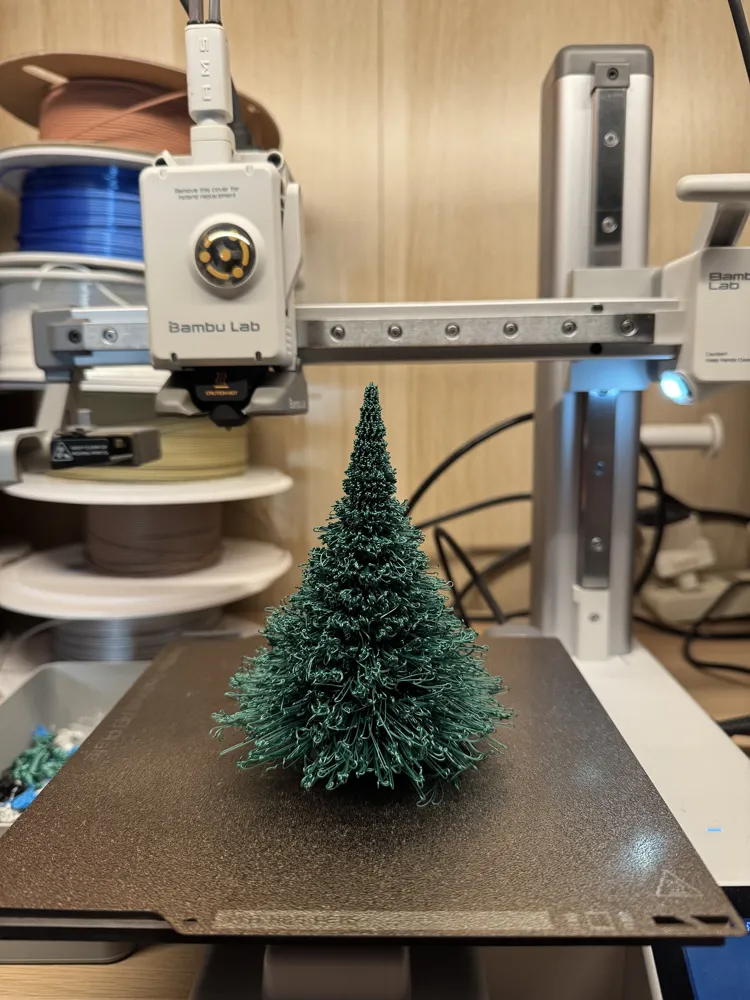 Realistic Christmas Tree - Free 3D Print Model - MakerWorld
