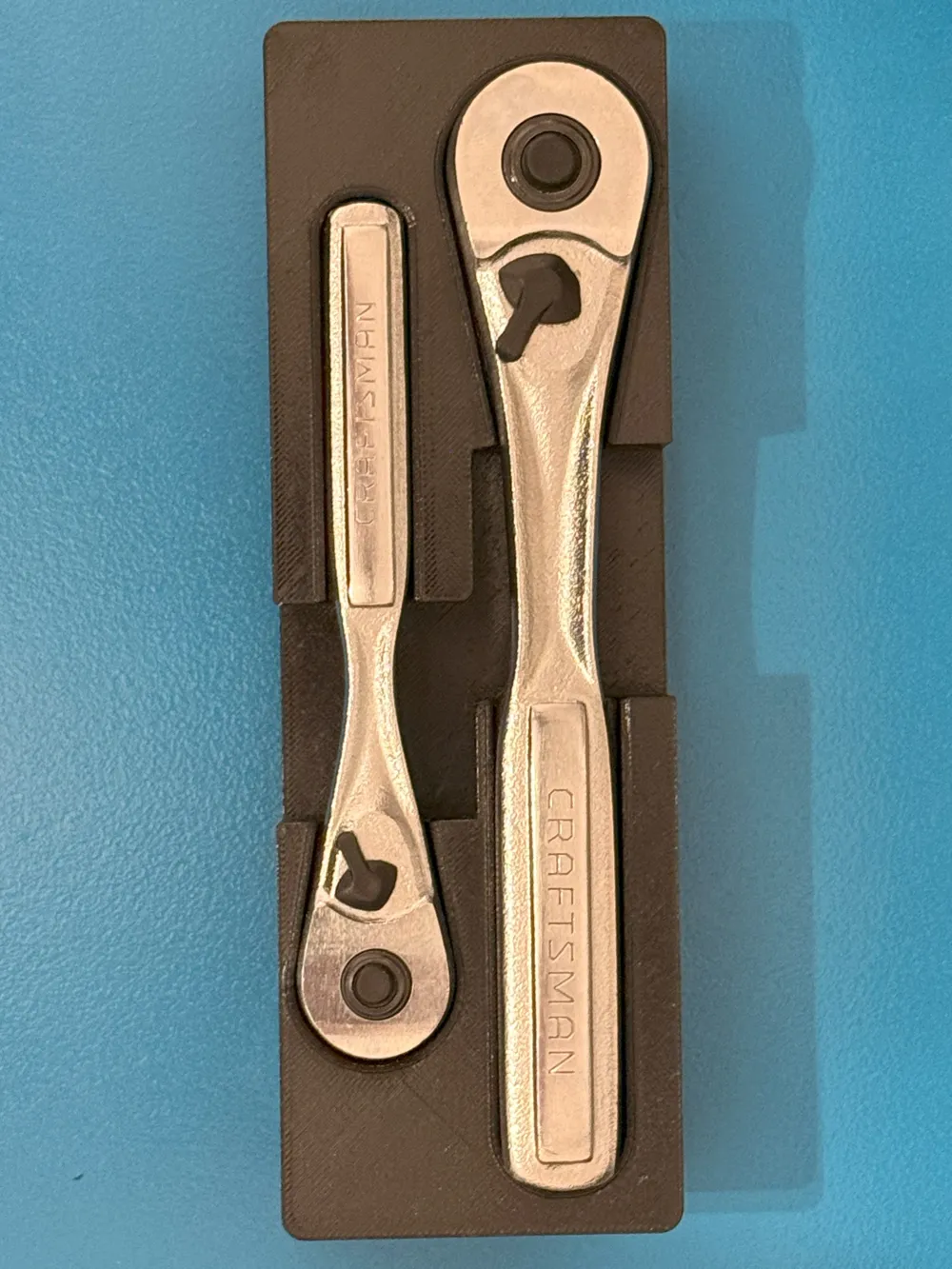 Gridfinity Craftsman 1/4 and 3/8 ratchets holder by Gus MakerWorld ...