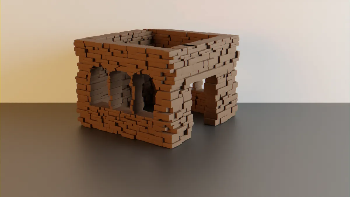 Ruined house #1 - wargaming terrain by everythingDND MakerWorld ...