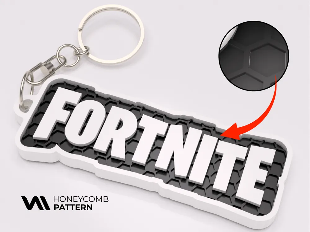 Fortnite Keychain - Free 3D Print Model - MakerWorld