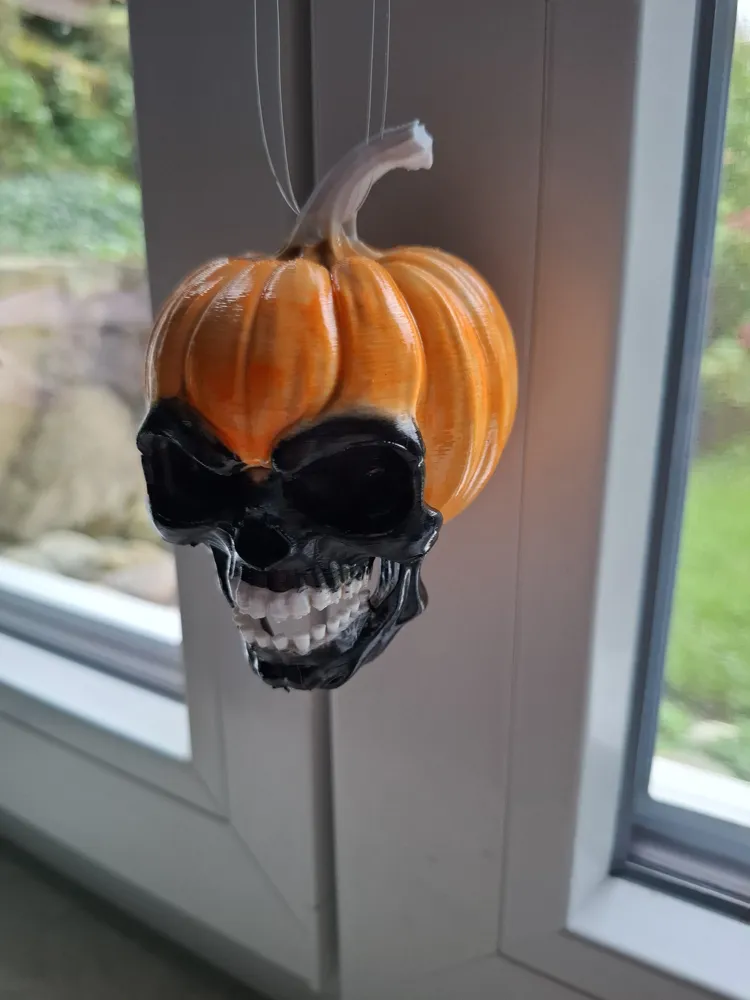 Haunted Skull Pumpkin by Gamethings MakerWorld: Download Free 3D Models