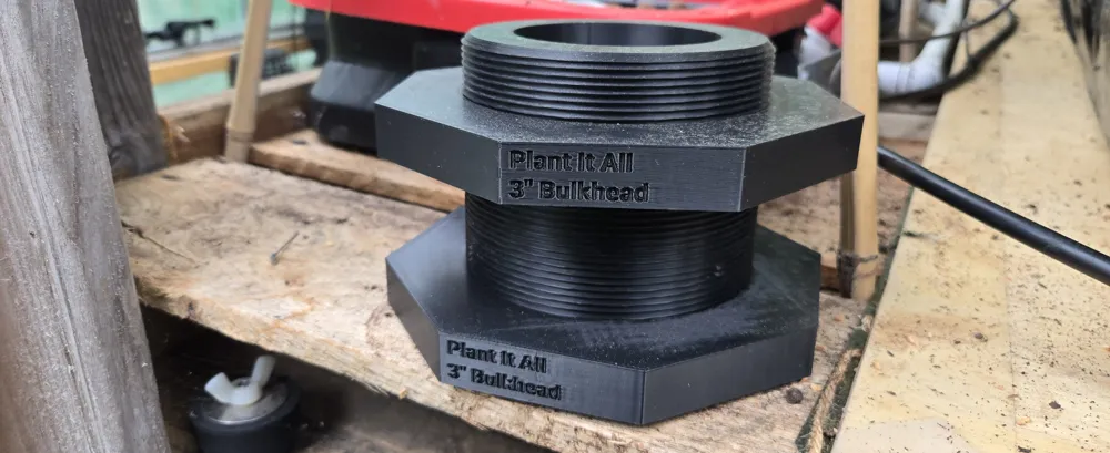 Bulkhead fitting for 3" pvc connection by FlyinGeko MakerWorld ...