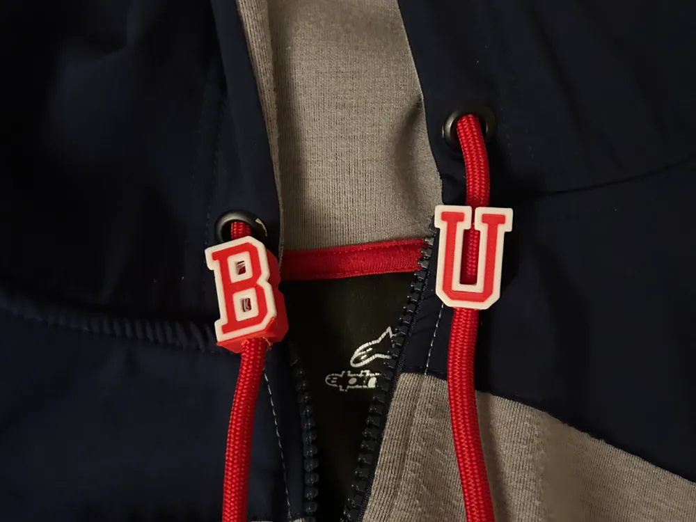 Boston University Drawstring Beads - Free 3D Print Model - MakerWorld