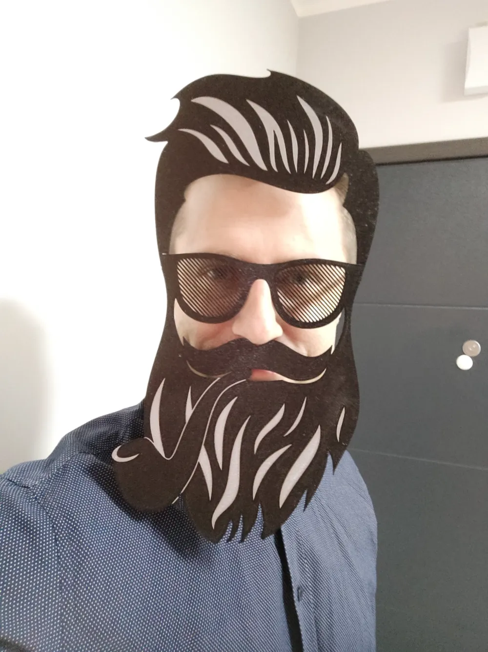 Hipster mask by Sevro - MakerWorld