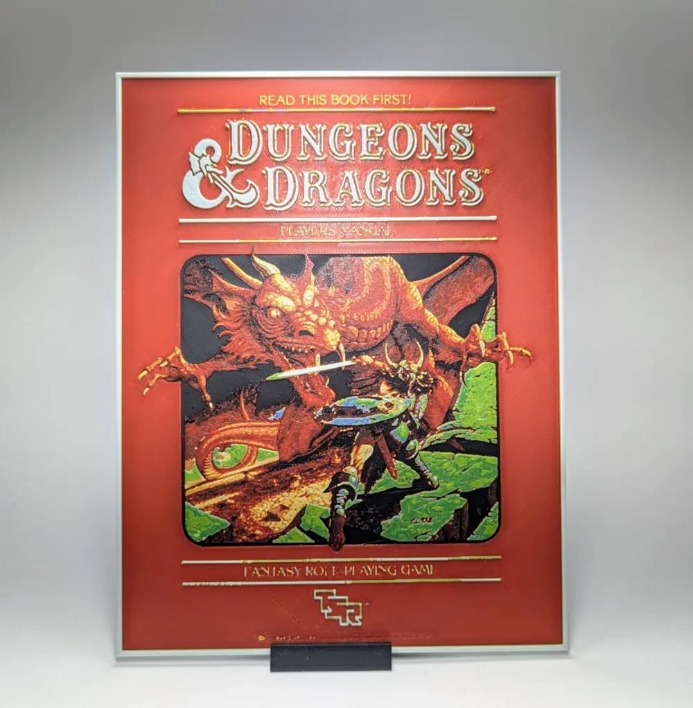Dungeons & Dragons Red Box Hueforge by Nate MakerWorld: Download Free ...