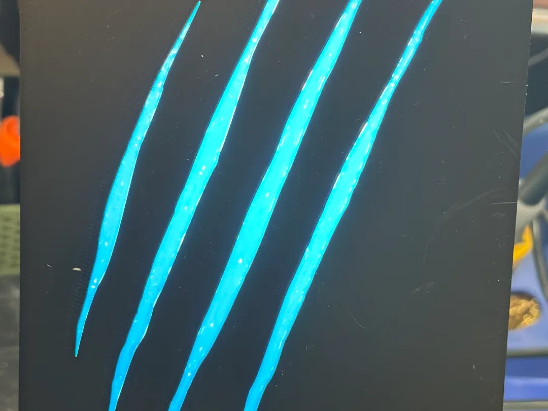 Carolina Panthers Claw Lightbox - Free 3D Print Model - MakerWorld