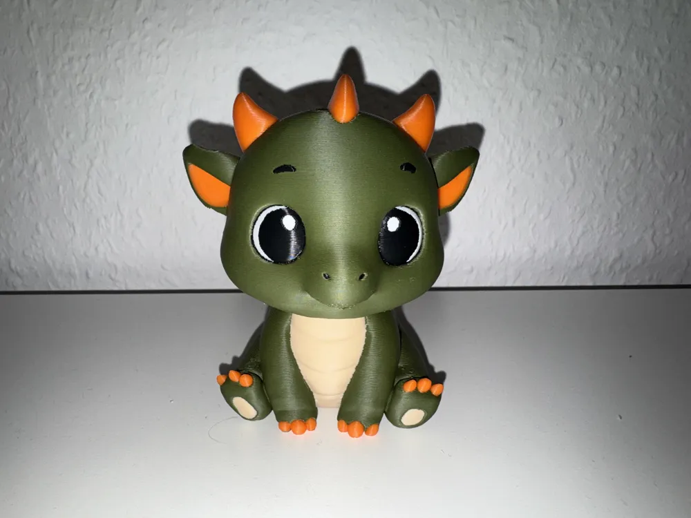 Cute chibi Dragon / Cute Baby Dragon - Free 3D Print Model - MakerWorld