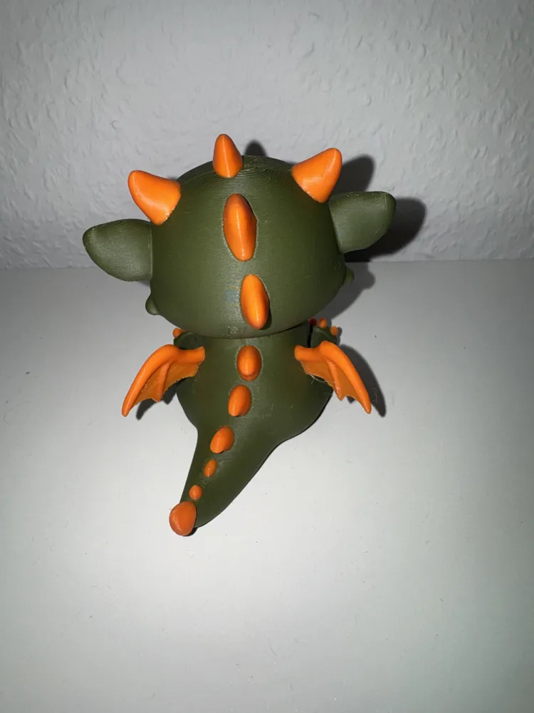 Cute chibi Dragon / Cute Baby Dragon - Free 3D Print Model - MakerWorld