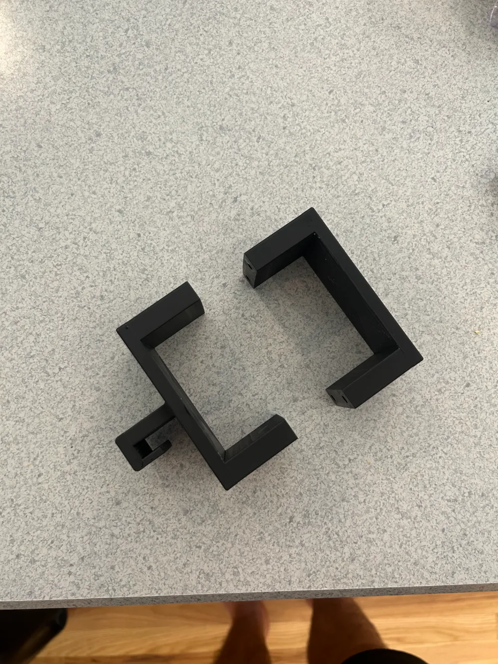 Baby and Dog Gate Brackets for 3" Metal Tube Railing by westy - MakerWorld