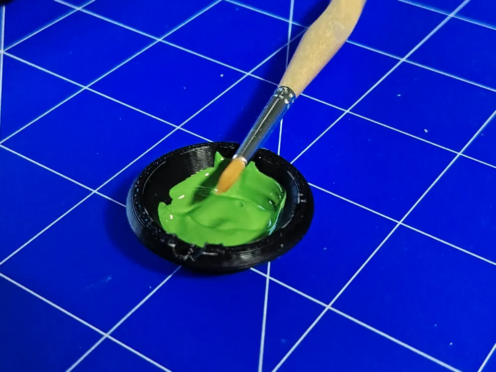 Ultimate Miniature Painting Palette & Paint Well - Free 3D Print Model ...