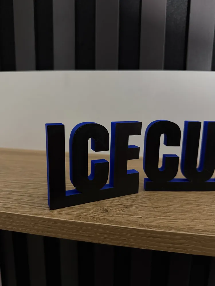ICE CUBE - Name Sign Rap - Free 3D Print Model - MakerWorld