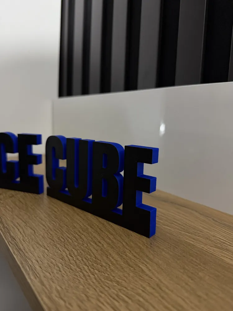 ICE CUBE - Name Sign Rap - Free 3D Print Model - MakerWorld