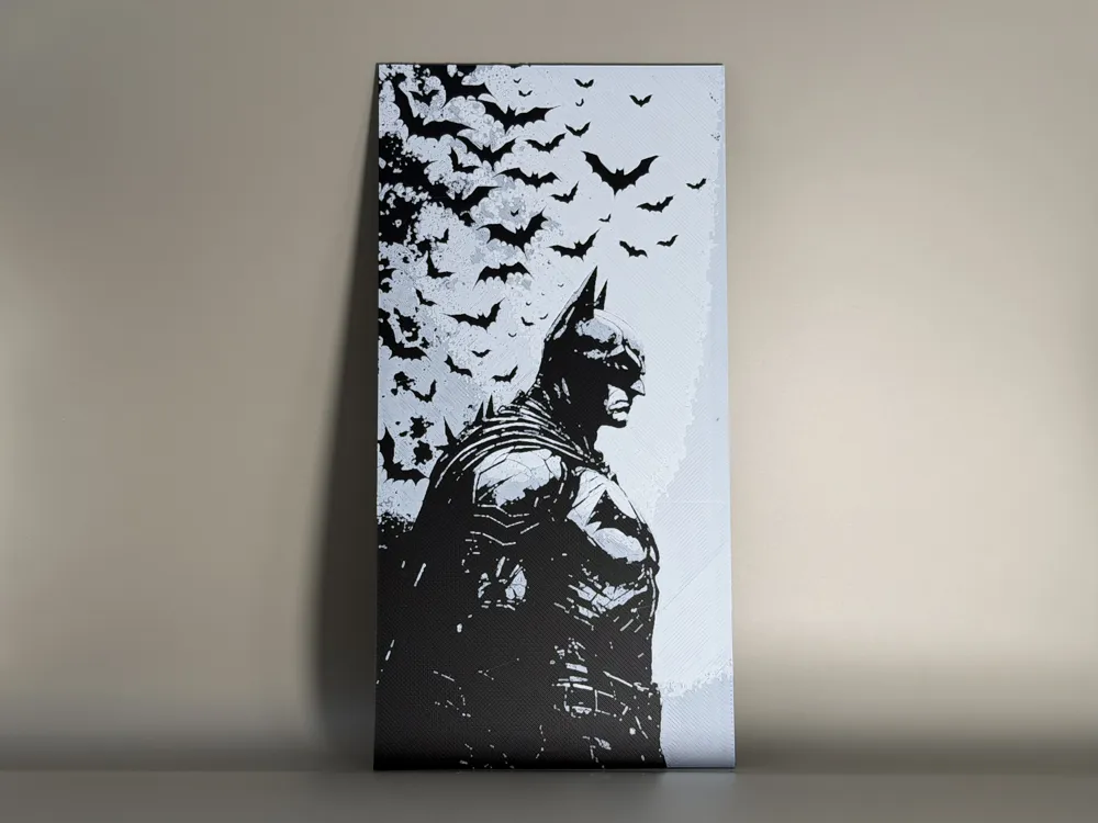 Hueforge Batman - Free 3D Print Model - MakerWorld