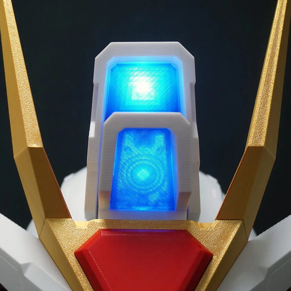 自由高达头盔 V2 来自 壹号工房 MakerWorld：免费下载 3D 模型