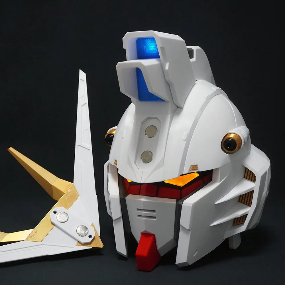 自由高达头盔 V2 来自 壹号工房 MakerWorld：免费下载 3D 模型