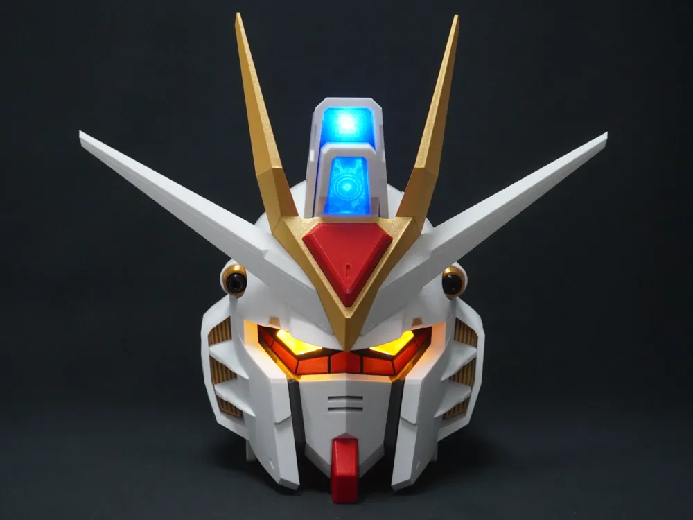 Freedom Gundam Helmet V2 - Free 3D Print Model - MakerWorld