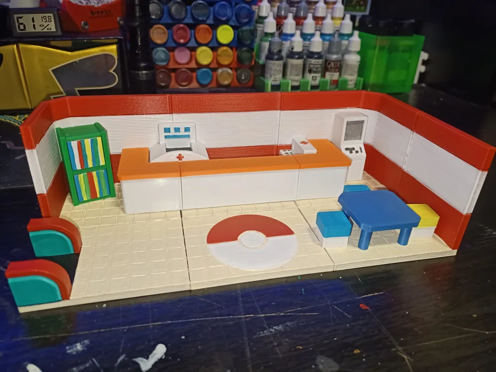 Tomy Pokémon Center Toy Diorama by Scattered Collectables - MakerWorld