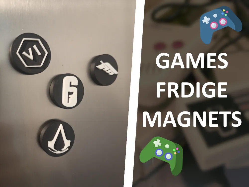 Fridge Magnets Part 3 : Video Games Magnets by Nitros - MakerWorld