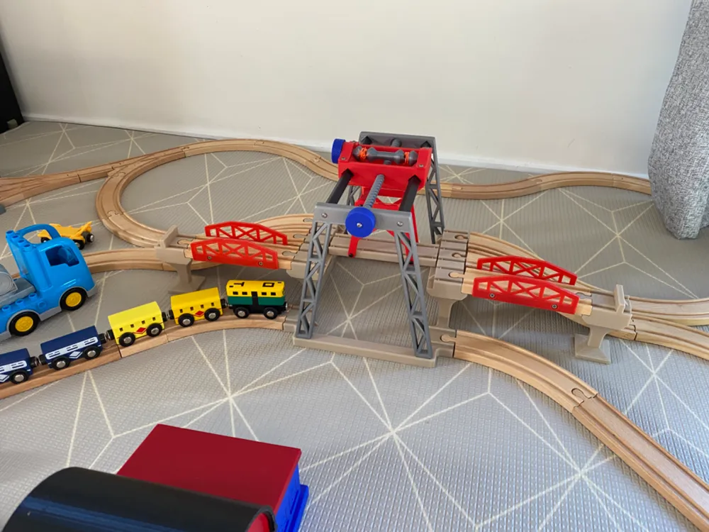 Brio Steamworks Gantry Crane for Wooden Railways - Free 3D Print Model ...