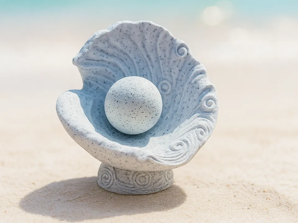 Pearl Shell – Sea Magic as Decoration by 3D Dekoration MakerWorld ...