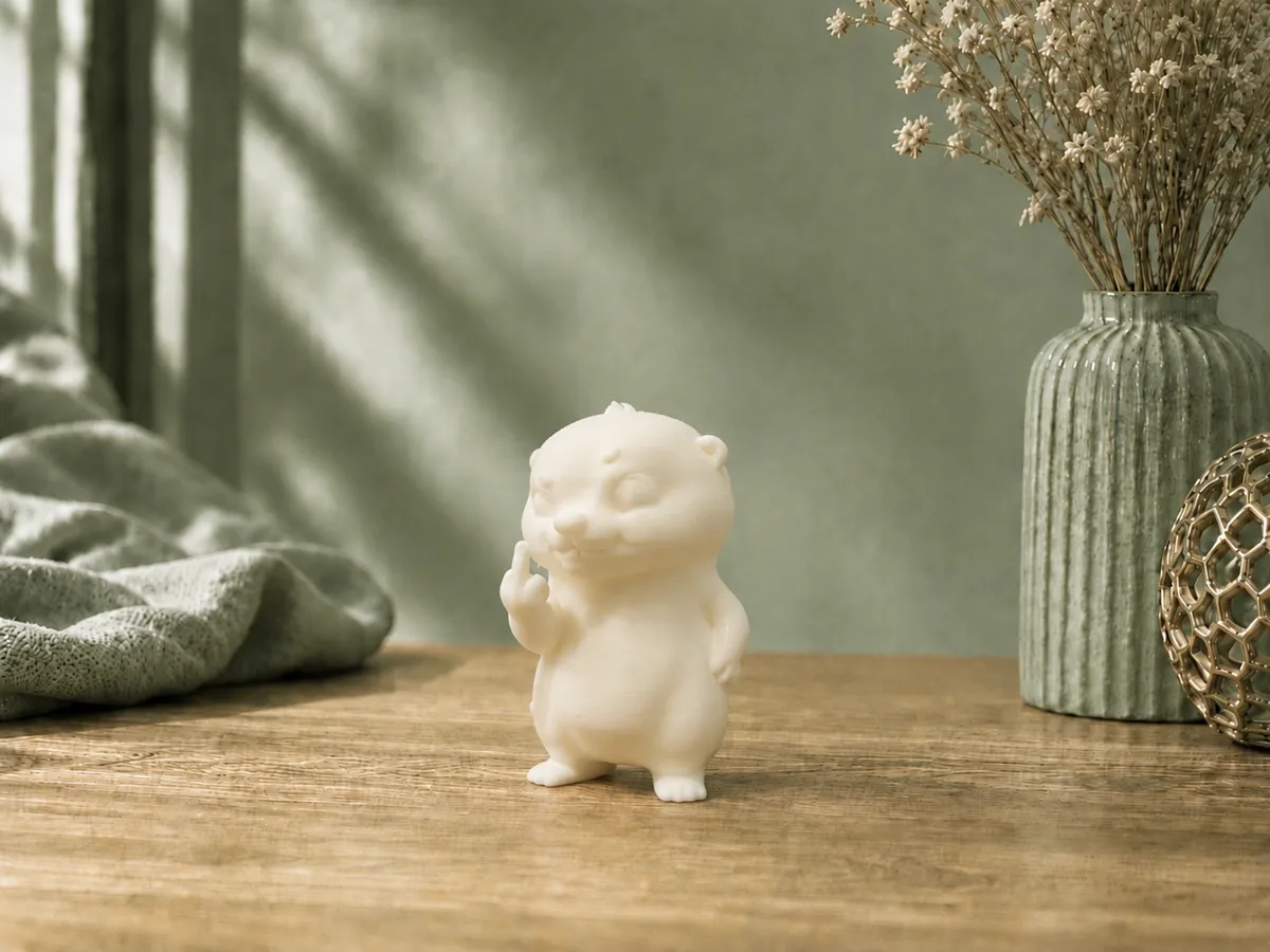 Otter *Middle Finger* - Free 3D Print Model - MakerWorld
