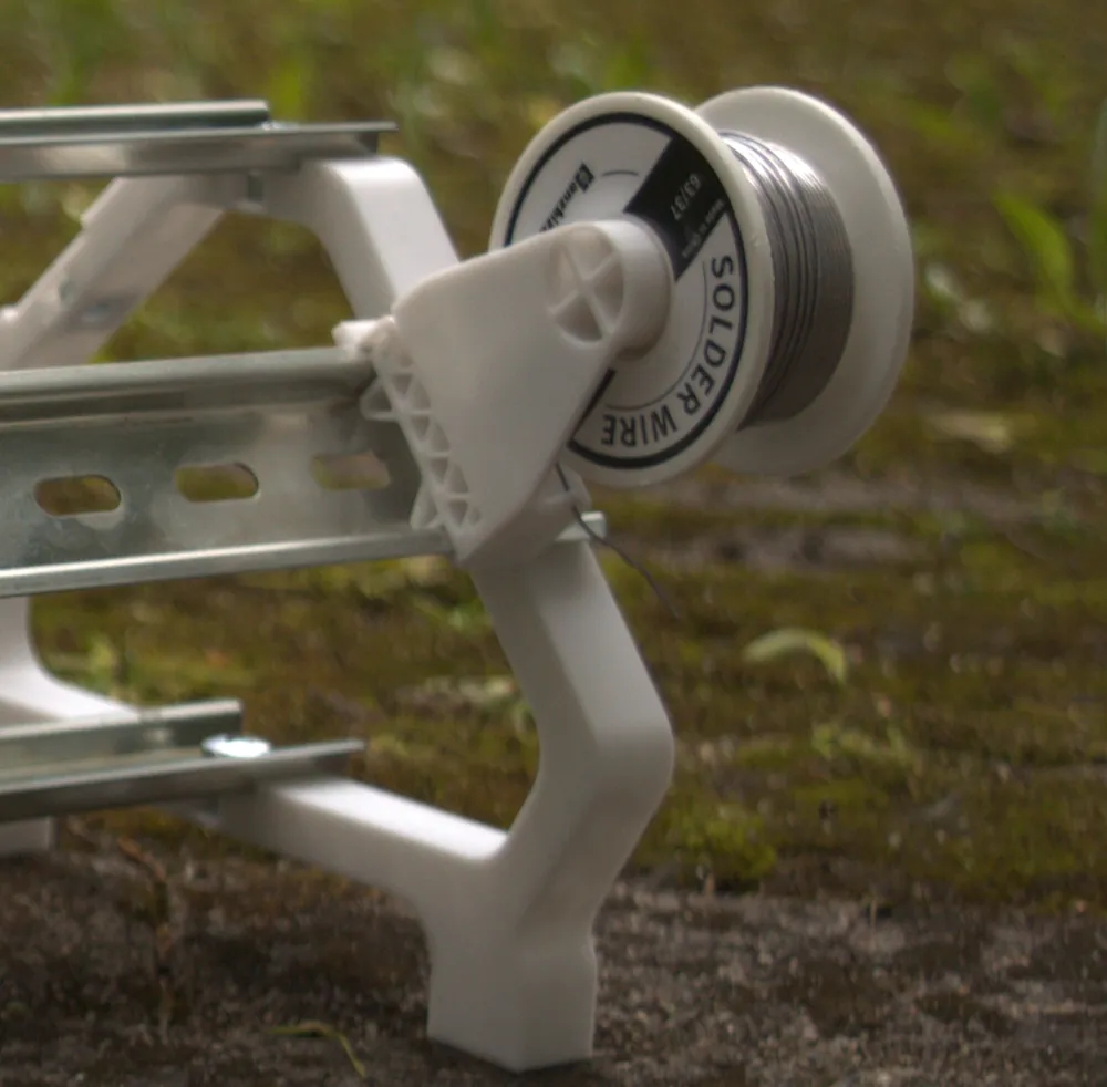 DIN rail spool holder - Free 3D Print Model - MakerWorld