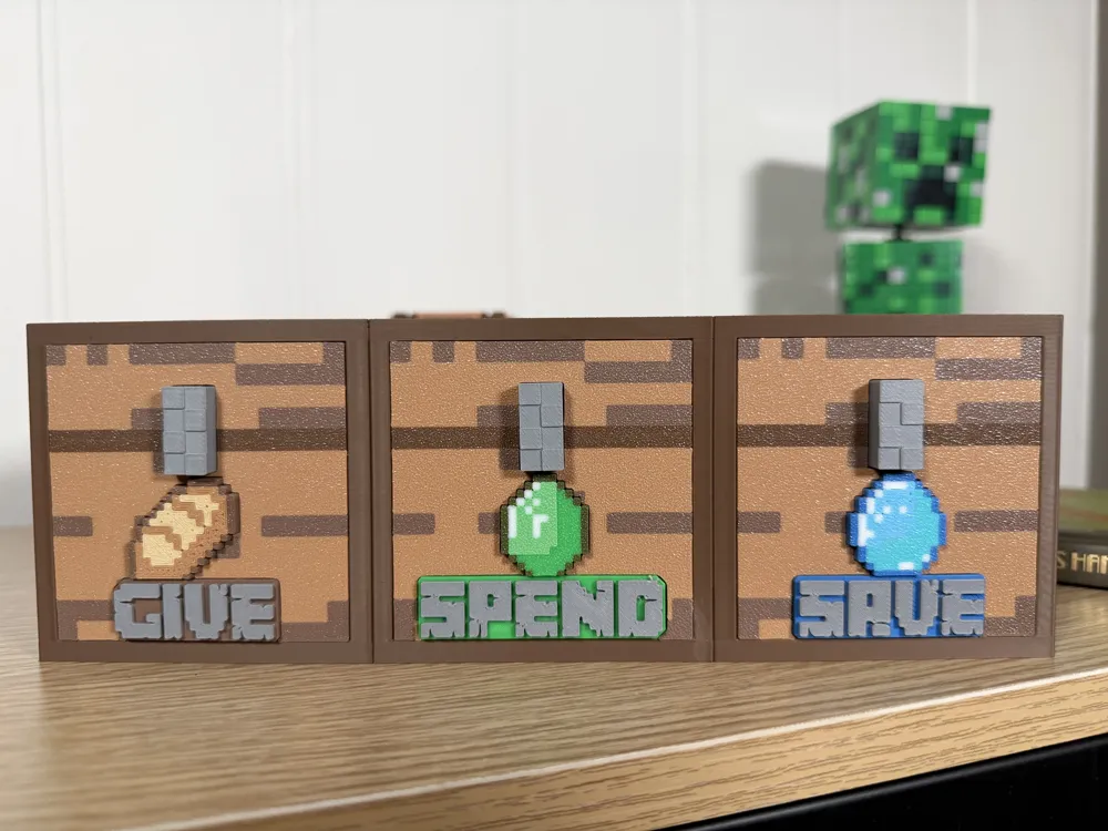 Financial literacy money box - Free 3D Print Model - MakerWorld