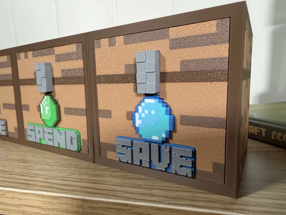 Financial literacy money box - Free 3D Print Model - MakerWorld
