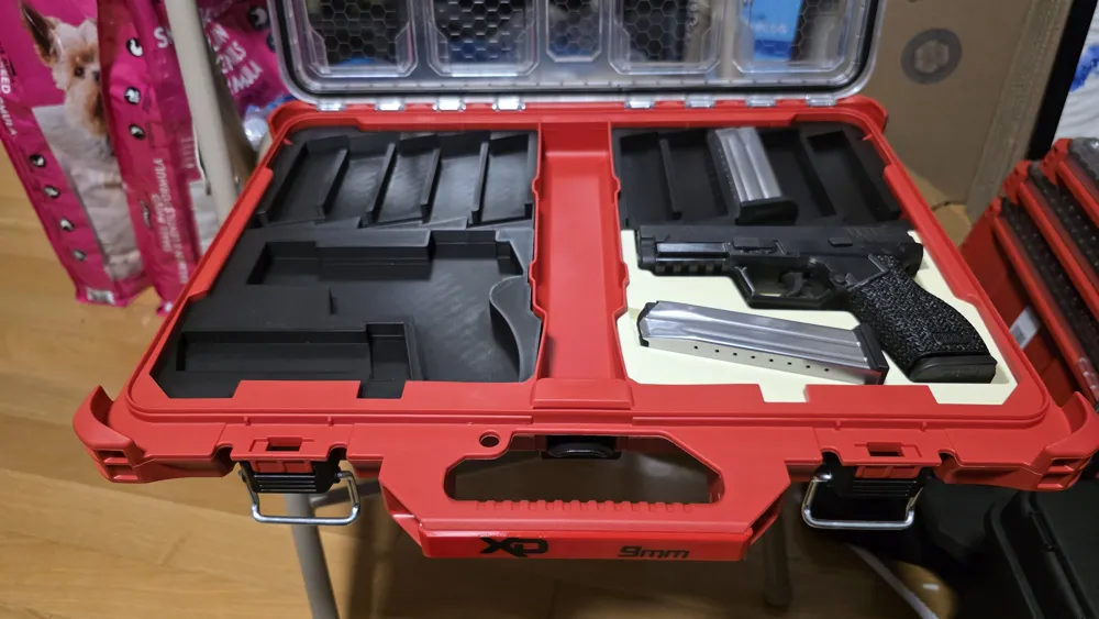 Packout Low Profile 9mm Springfield XD Insert - Free 3D Print Model ...