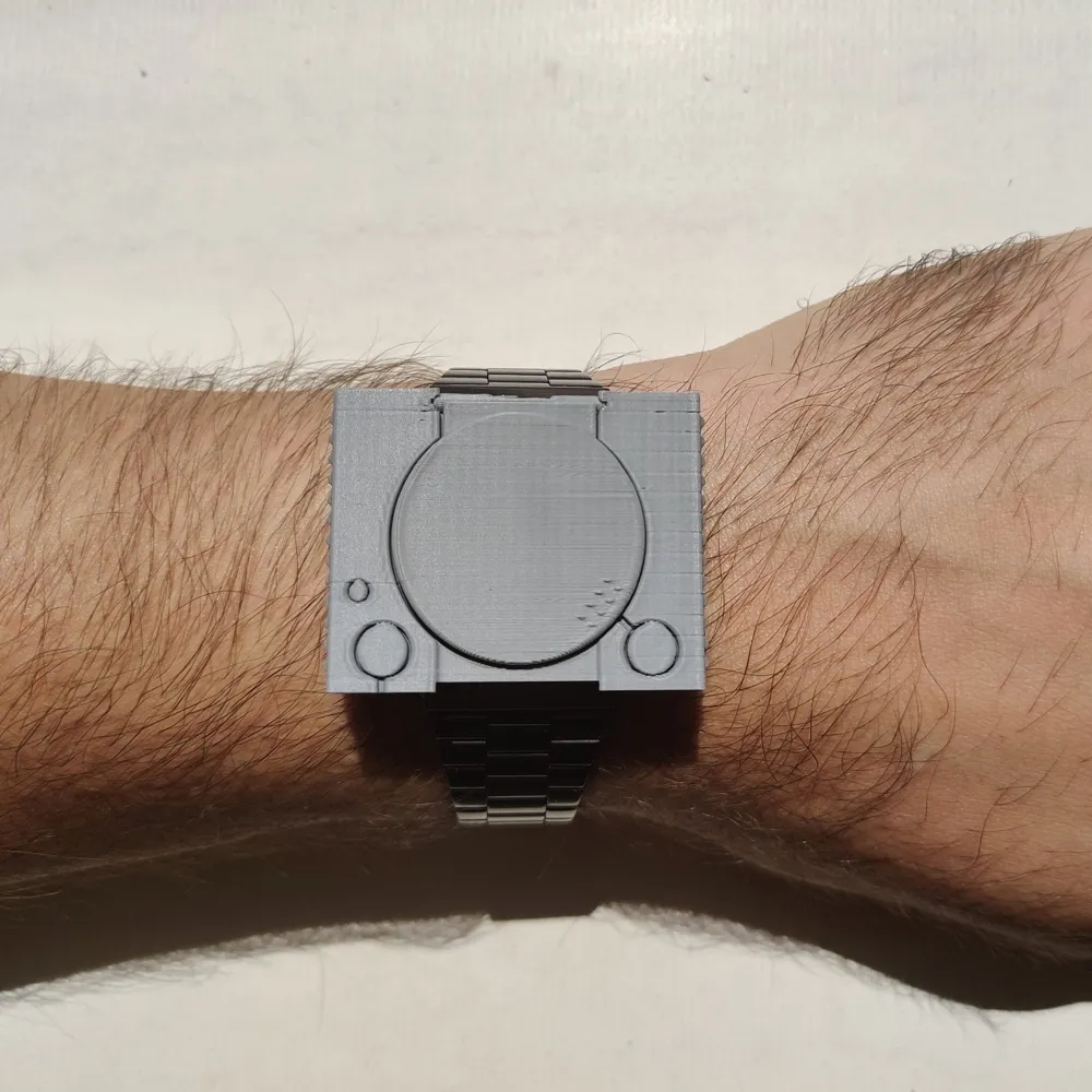 Retro PS1 Casio Watch Case by awfl_dsgn MakerWorld: Download Free 3D Models