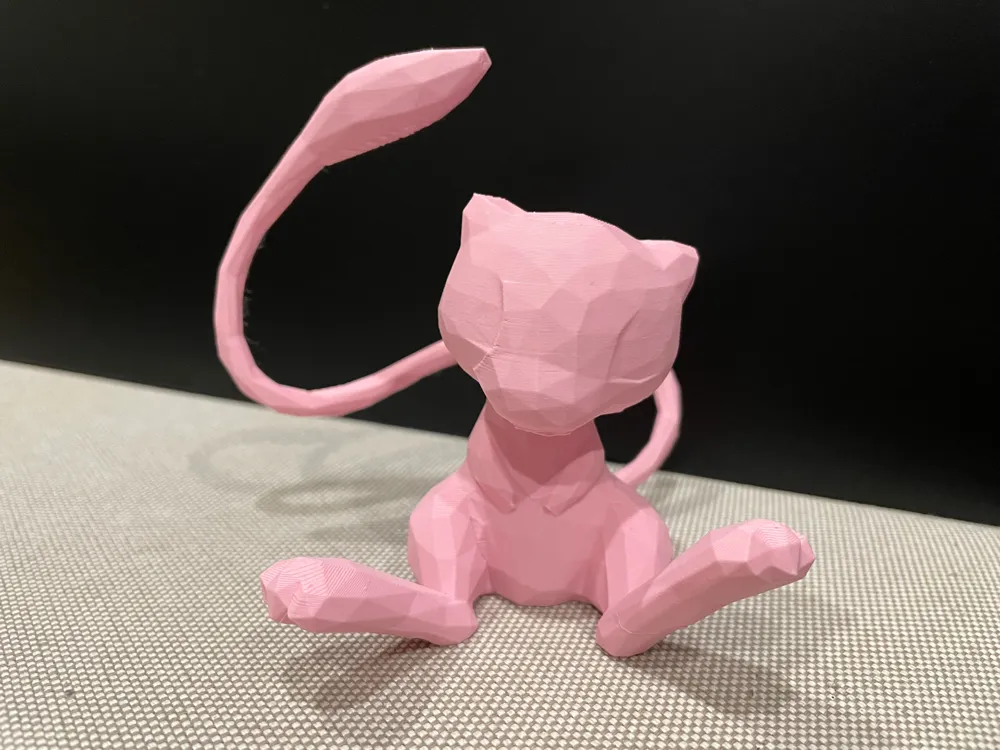 Low Poly Mew by Krookr - MakerWorld
