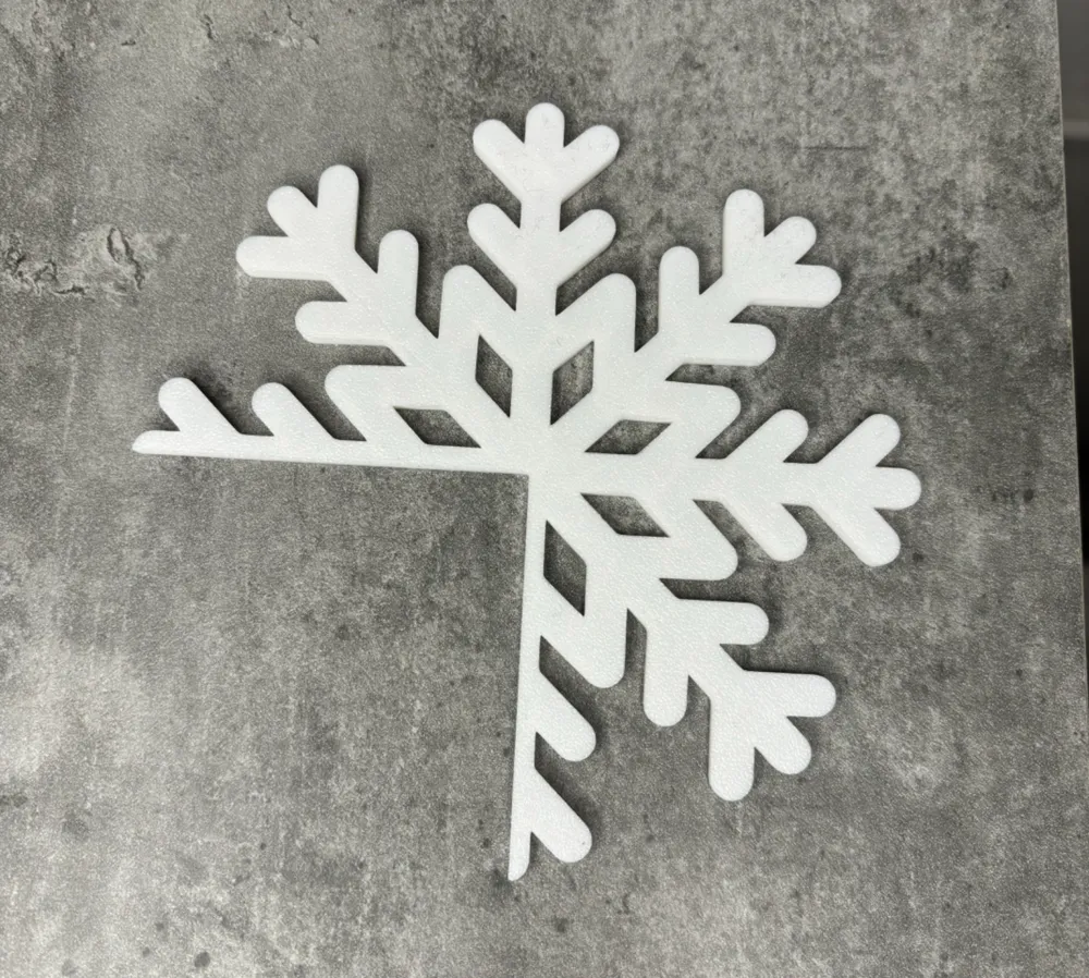 Christmas Snowflake Corner Decoration by DZ Printer - MakerWorld