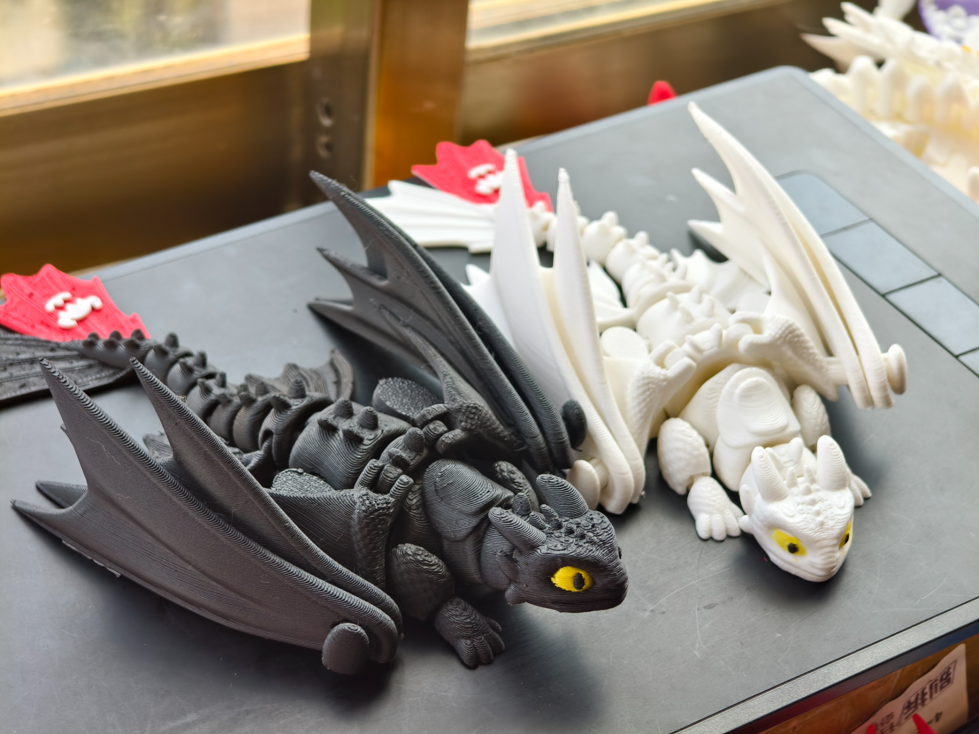 Toothless, foldable wings, no supports, printable on MINI by 像素 ...