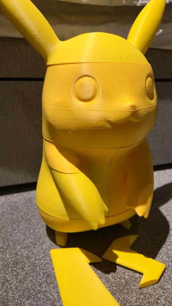 Life size Pikachu - Free 3D Print Model - MakerWorld