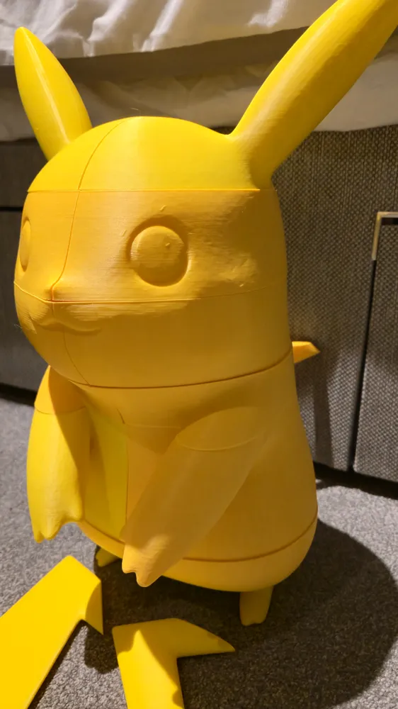 Life size Pikachu - Free 3D Print Model - MakerWorld