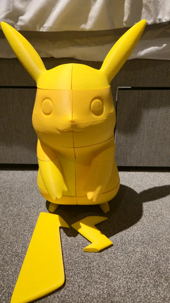 Life size Pikachu - Free 3D Print Model - MakerWorld